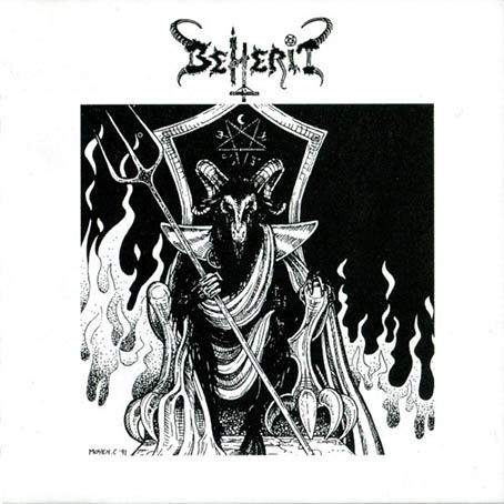 BEHERIT "Werewolf, Semen And Blood" CD - TEMPLE OF DARKNESS RECORDS